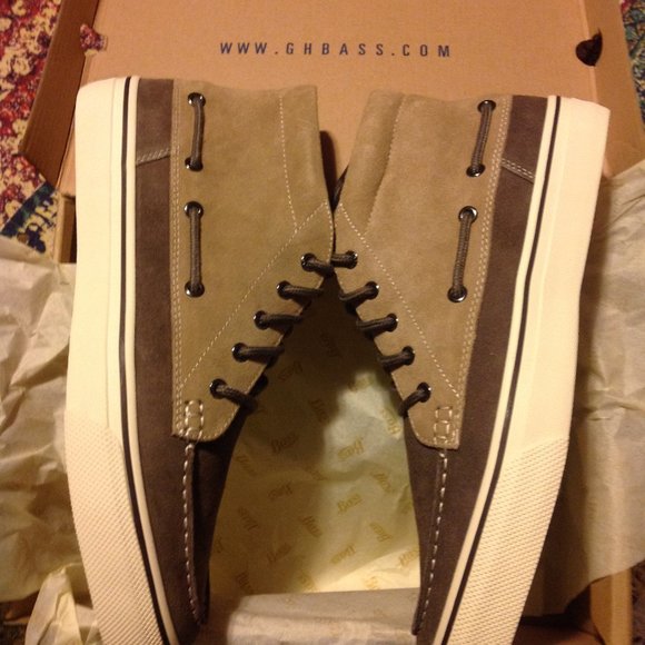 G.H. Bass & Co. | Shoes | G H Bass Company Mens Crew 2 Tone Brown ...
